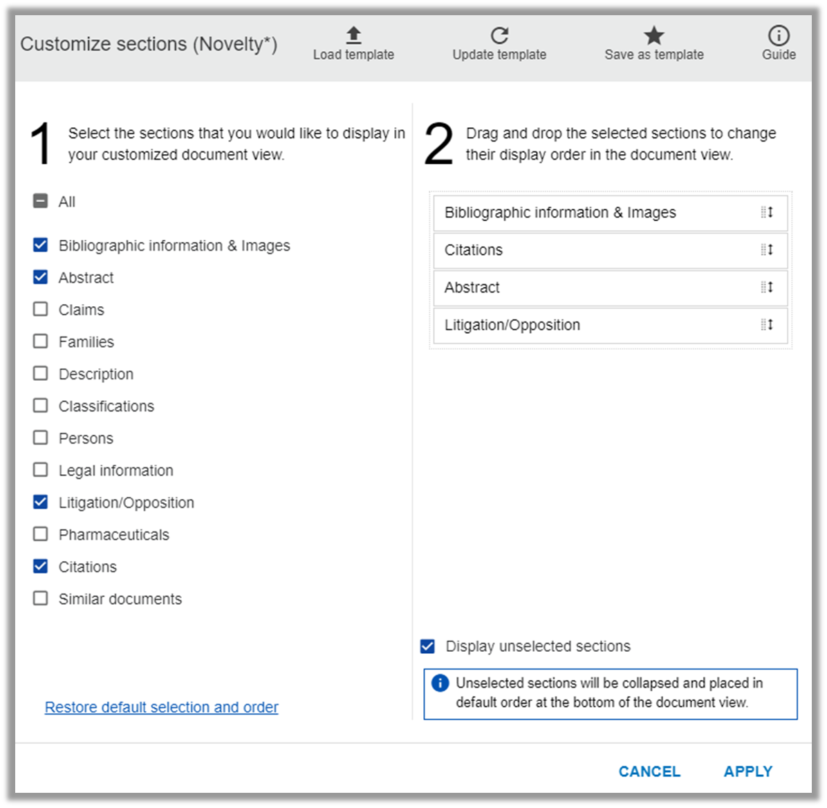 Document View Options – LexisNexis Intellectual Property Solutions