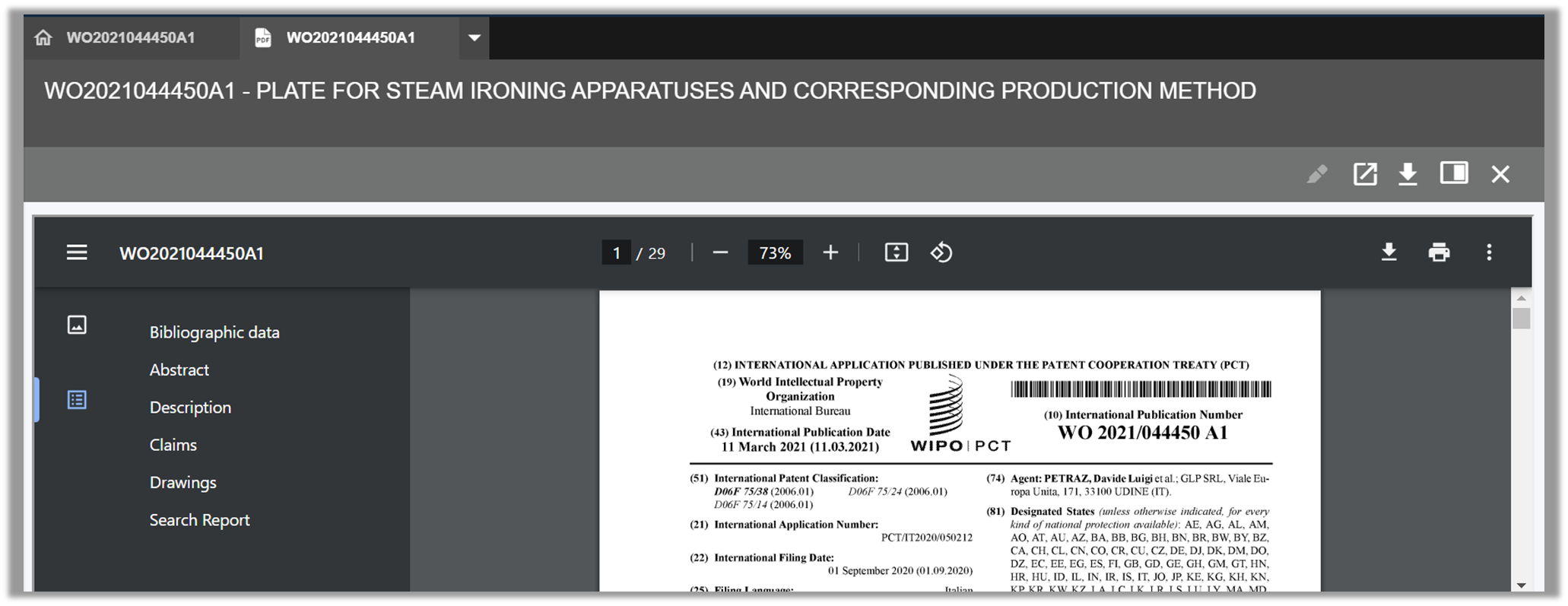 Document View Options – LexisNexis Intellectual Property Solutions