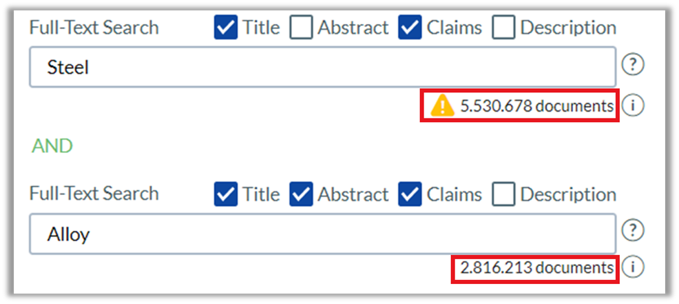 Full-Text Search Examples – LexisNexis Intellectual Property Solutions